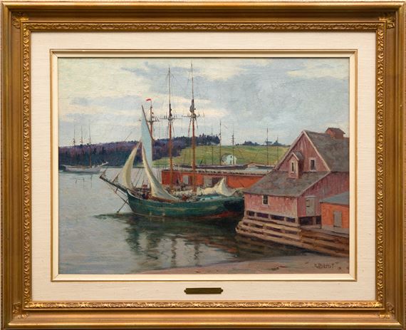 Robert Pilot | The Green Schooner | MutualArt
