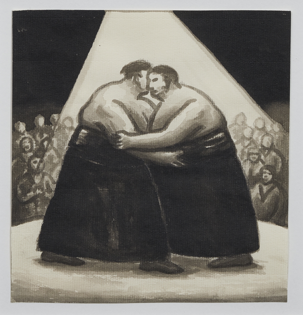 Peter Booth | Sumo Wrestlers | MutualArt