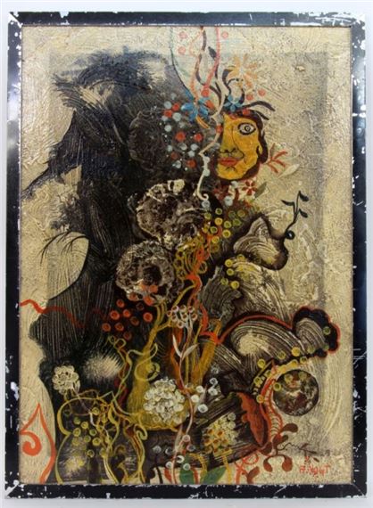 Russ Vogt | Figure in plants | MutualArt