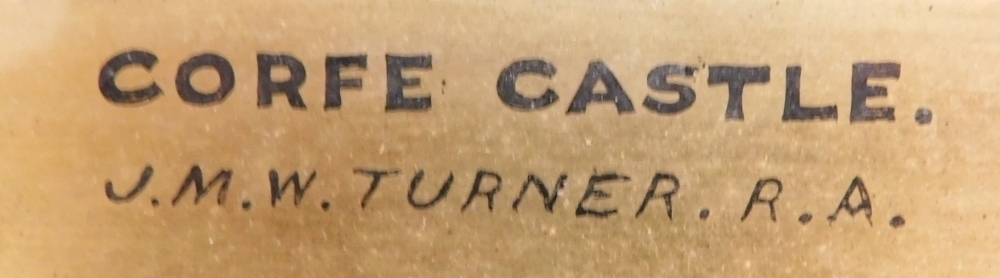 Joseph Mallord William Turner | Corfe Castle | MutualArt