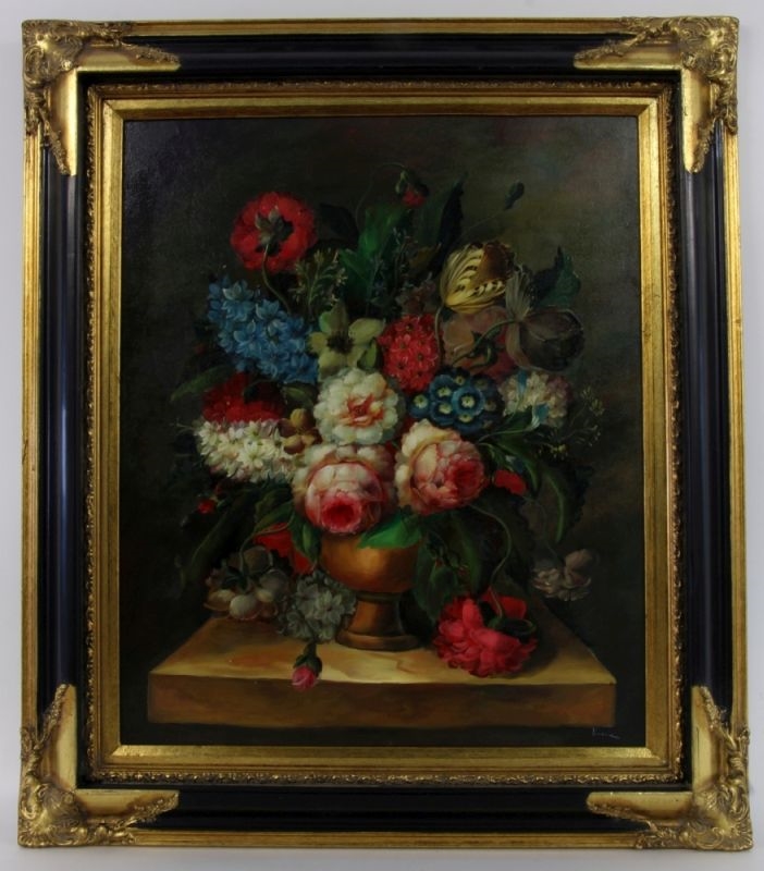 The Old Master (20th Century) | Magnificent still life of flowers in ...