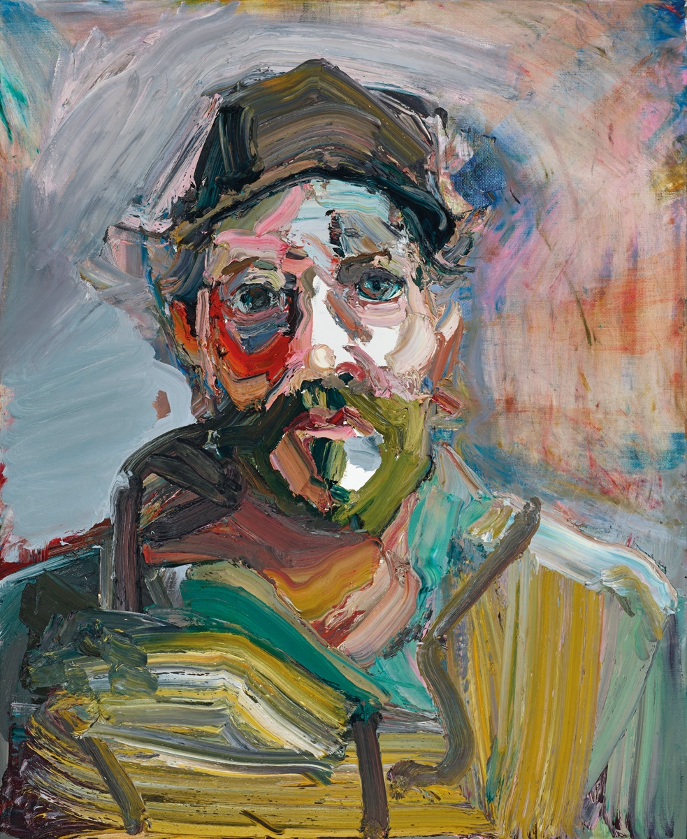 Ben Quilty | Self Portrait with a Hat (2021) | MutualArt