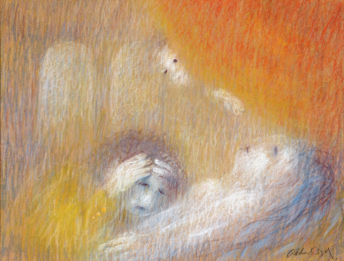 Arthur Boyd | St Francis Kissing the Hand of a Leper (1964 - 1965 ...