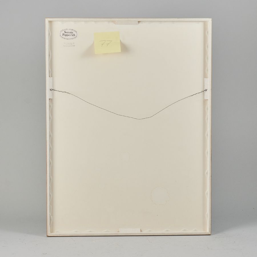 Stig Claesson | Kvinna bland fjärilar | MutualArt