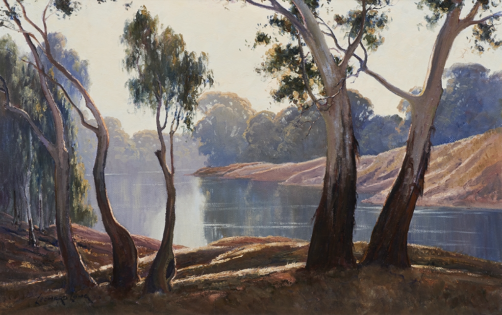Leonard Hugh Long | Along The McIntyre Goondawindi | MutualArt