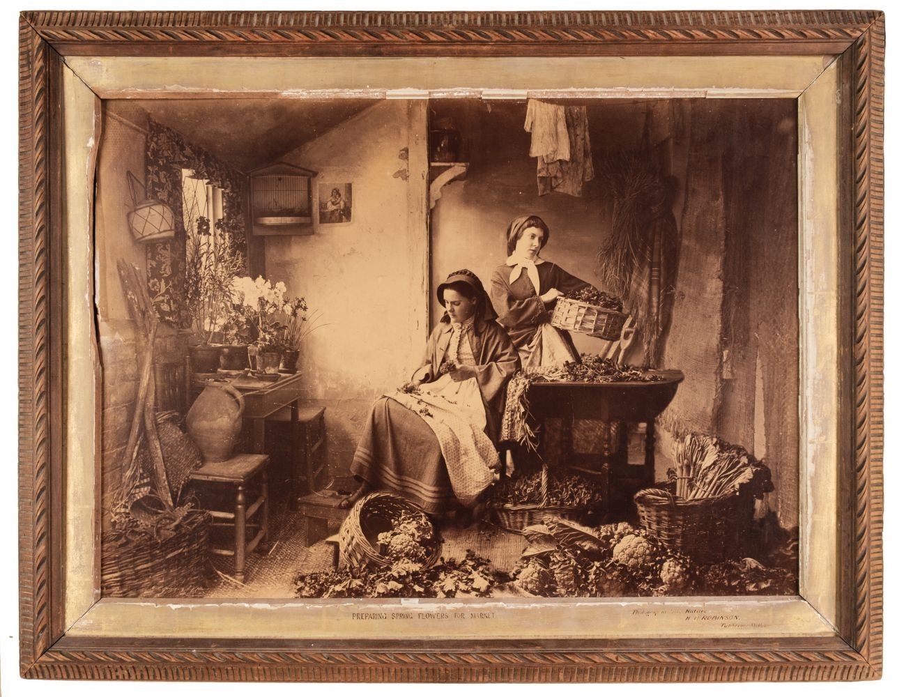 Henry Peach Robinson | Preparing Spring Flowers for Market (1830 - 1901 ...
