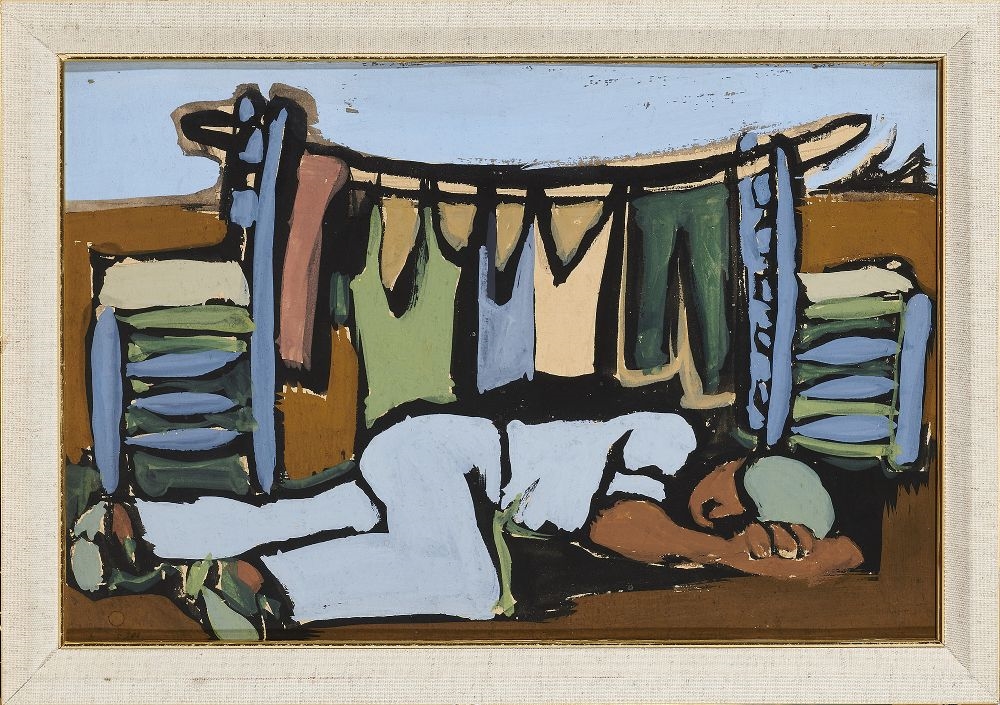 Gerard Dillon | RESTING by THE LINE | MutualArt