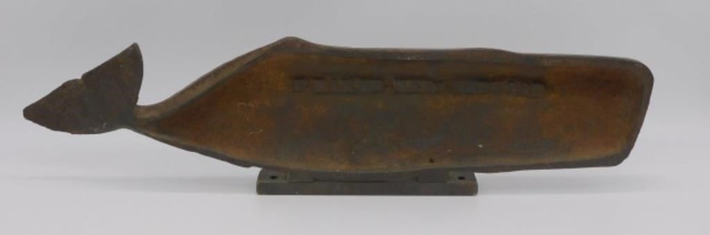 David Baker | Cast iron whale-form doorstop | MutualArt