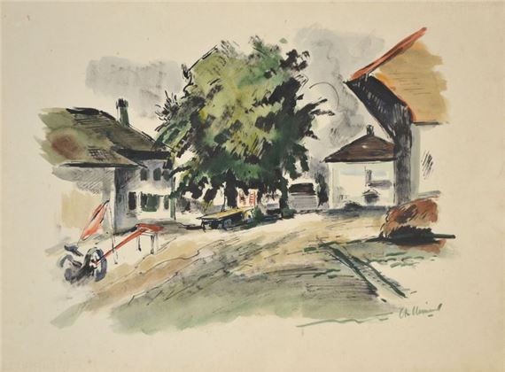 Charles Clément | Ferme à Ruyeres (1949) | MutualArt