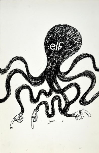 Jean Dobritz | The octopus of gasoline. | MutualArt