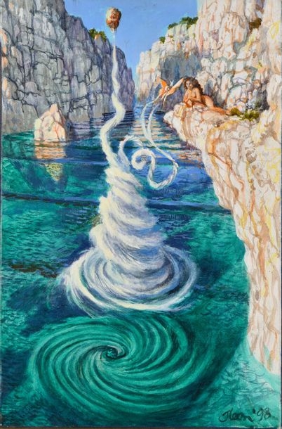 Jim Leon | Sunstroke in a Calanque, 1998. (1998) | MutualArt