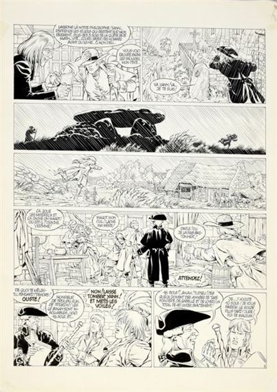 Jean-yves Mitton | The Survivors of the Atlantic, plate 5. | MutualArt