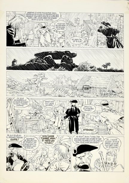 Jean-yves Mitton | The Survivors of the Atlantic, plate 5. | MutualArt