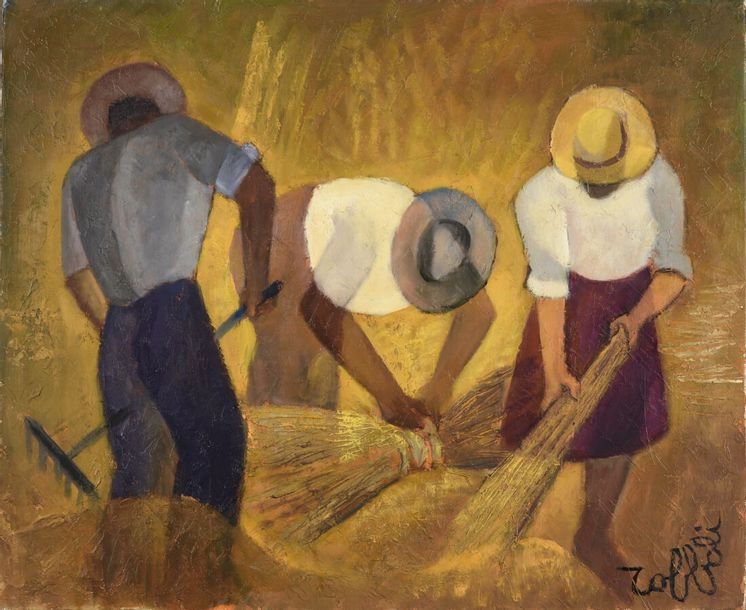 Louis Toffoli | Les moissonneurs. | MutualArt