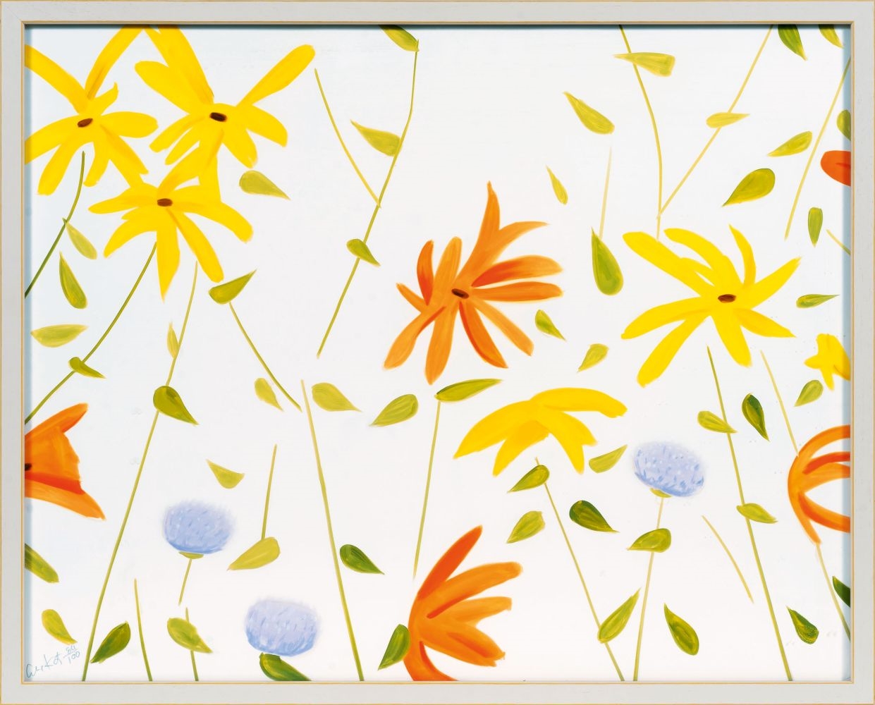 Alex Katz | Summer Flowers 2 (2017) | MutualArt