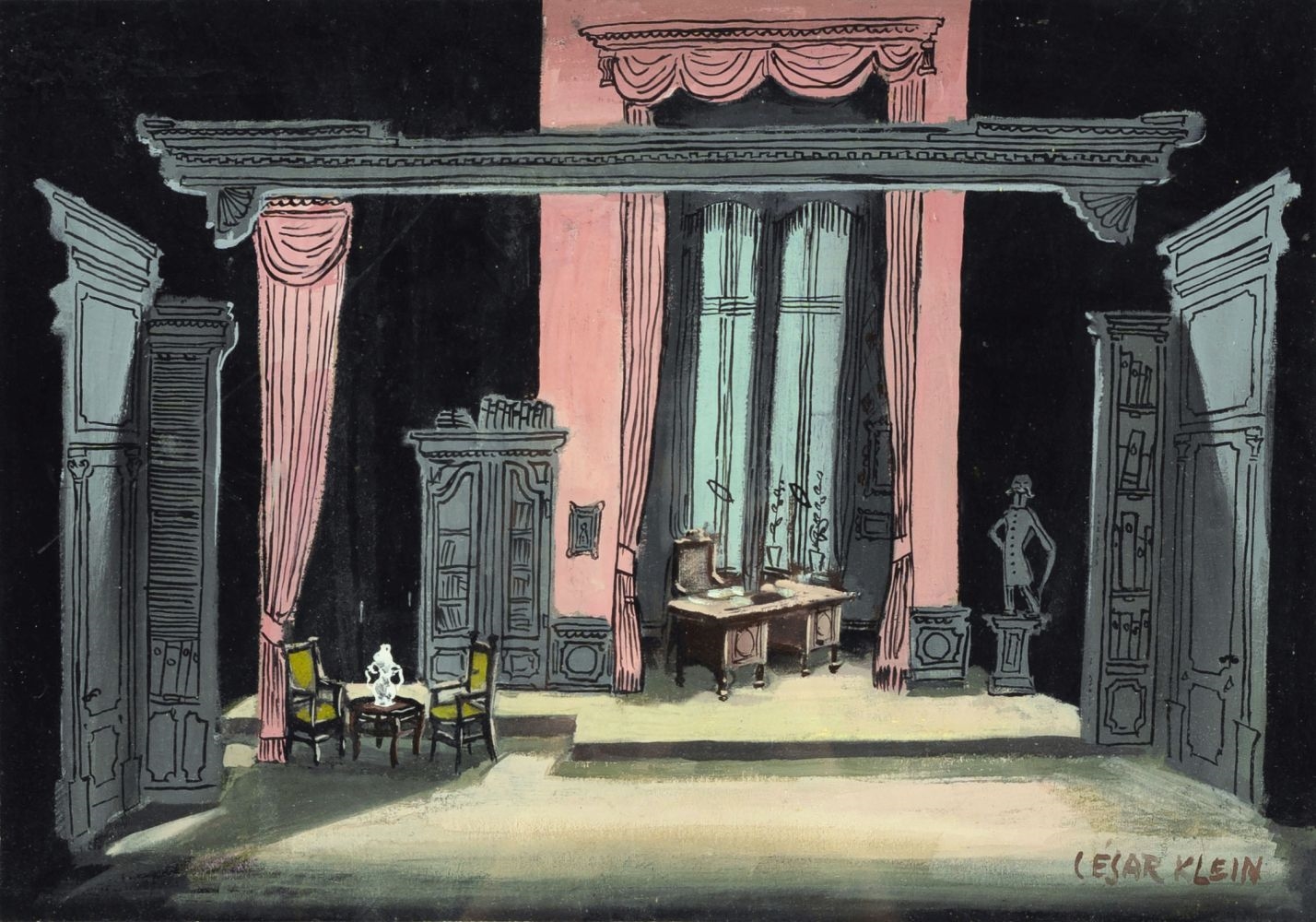 César Klein | Stage Design (1910) | MutualArt