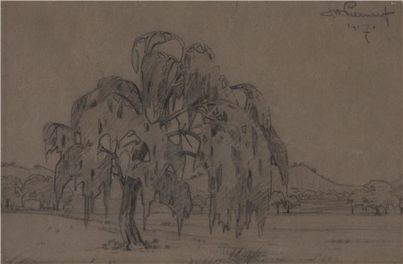 Jacob Hendrik Pierneef | STUDY OF A TREE | MutualArt