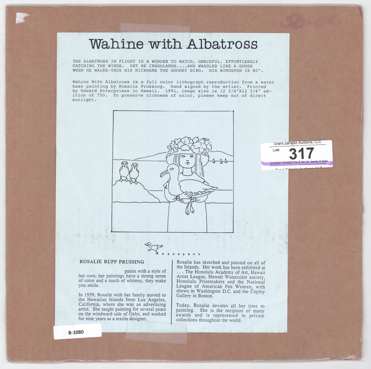 Rosalie Prussing | Rosalie Prussing Signed & Numbered Lithograph ...