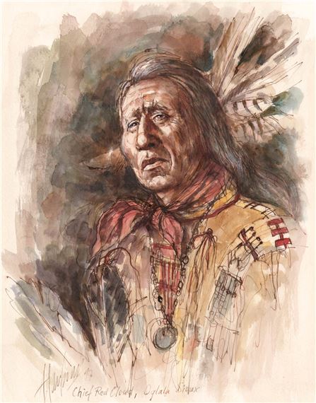 Alex Jawdokimov | Chief Red Cloud, Oglala Sioux | MutualArt