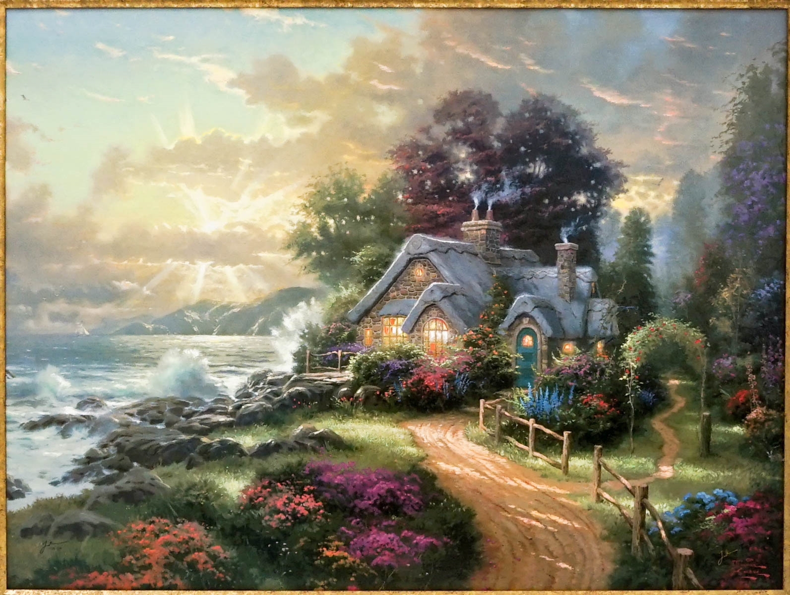 Thomas Kinkade Painting Appraisal Thomas Kinkade Lithograph New York