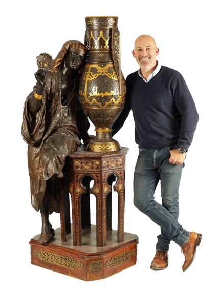 Louis Hottot | A LATE 19TH CENTURY MASSIVE LIFE SIZE BRONZED ...