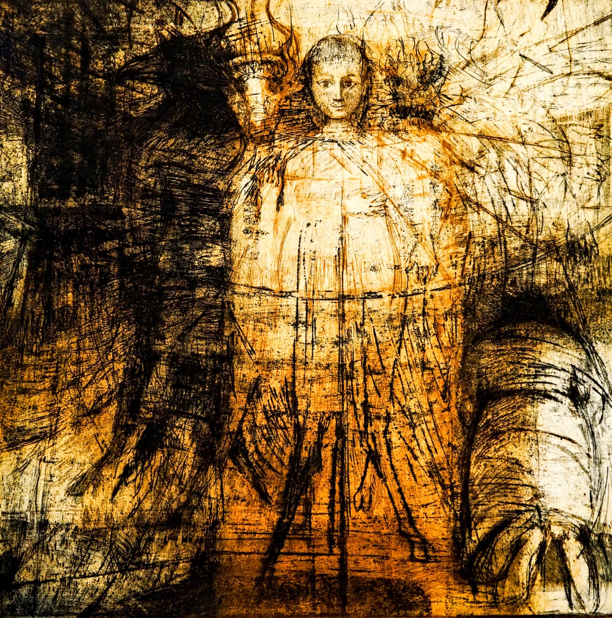 Frank Sampson | Vision of Ezekiel, 2nd State Studio Proof, 1959 | MutualArt