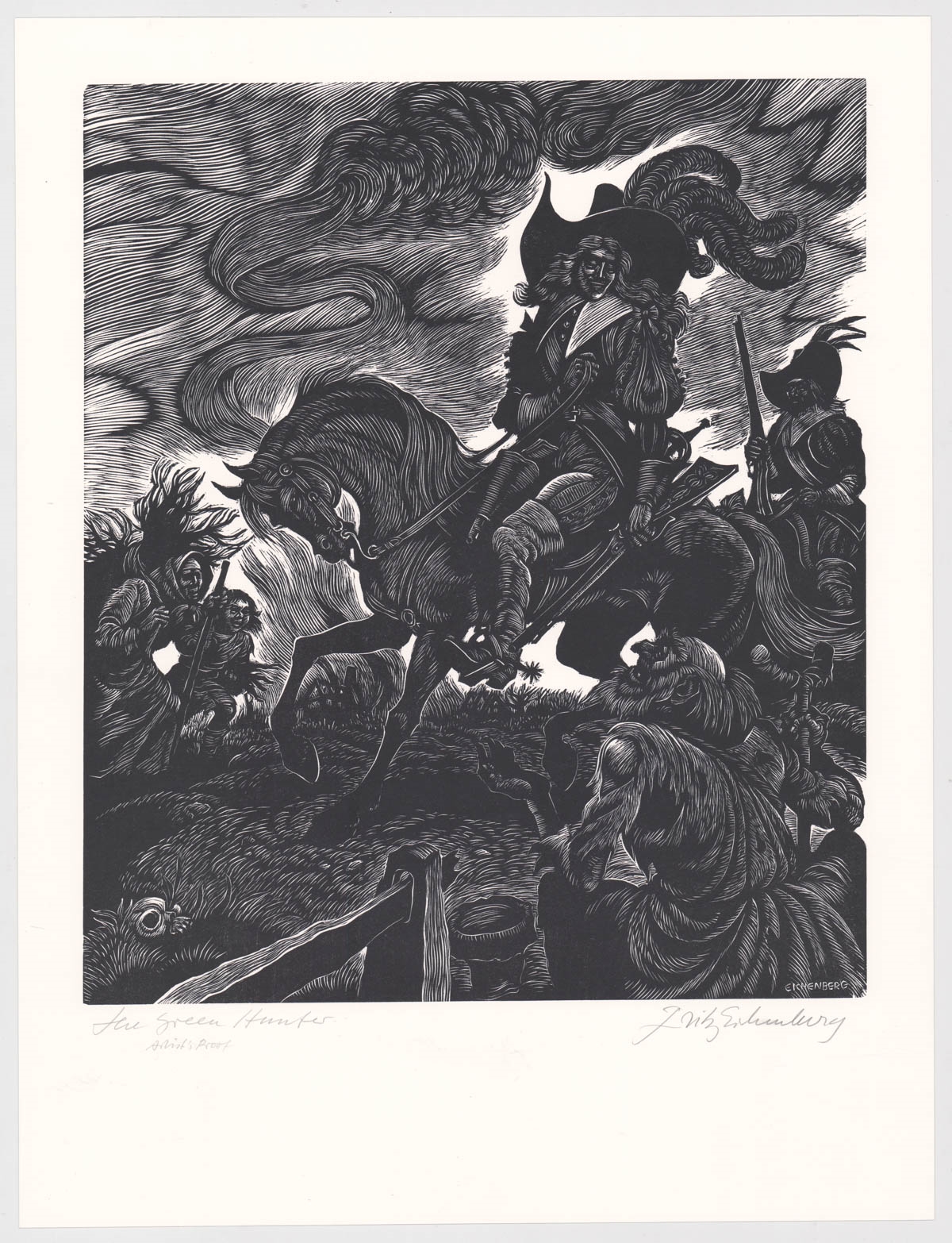 Fritz Eichenberg | (4) Fritz Eichenberg Wood Engravings | MutualArt
