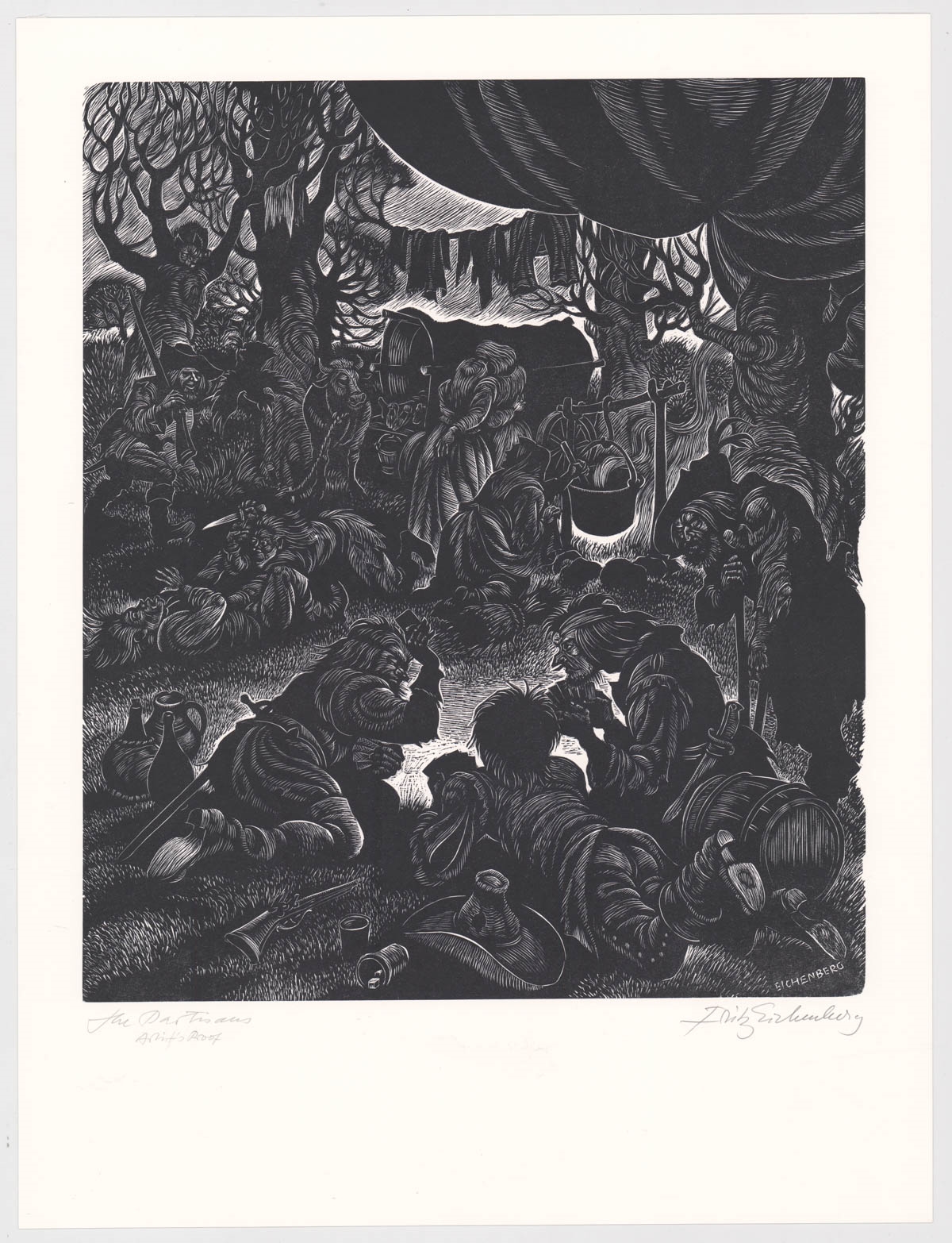 Fritz Eichenberg | (4) Fritz Eichenberg Wood Engravings | MutualArt