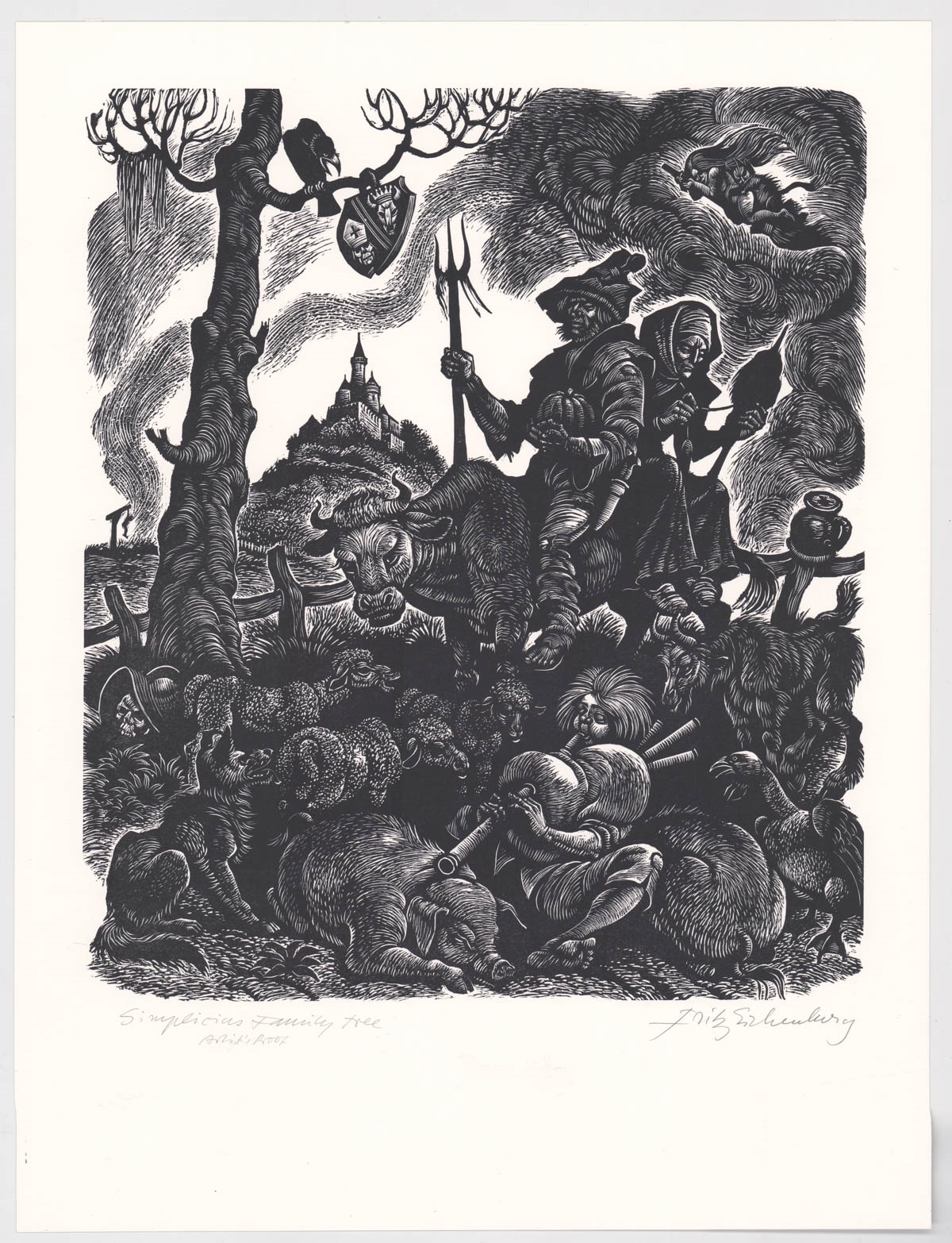Fritz Eichenberg | (4) Fritz Eichenberg Wood Engravings | MutualArt