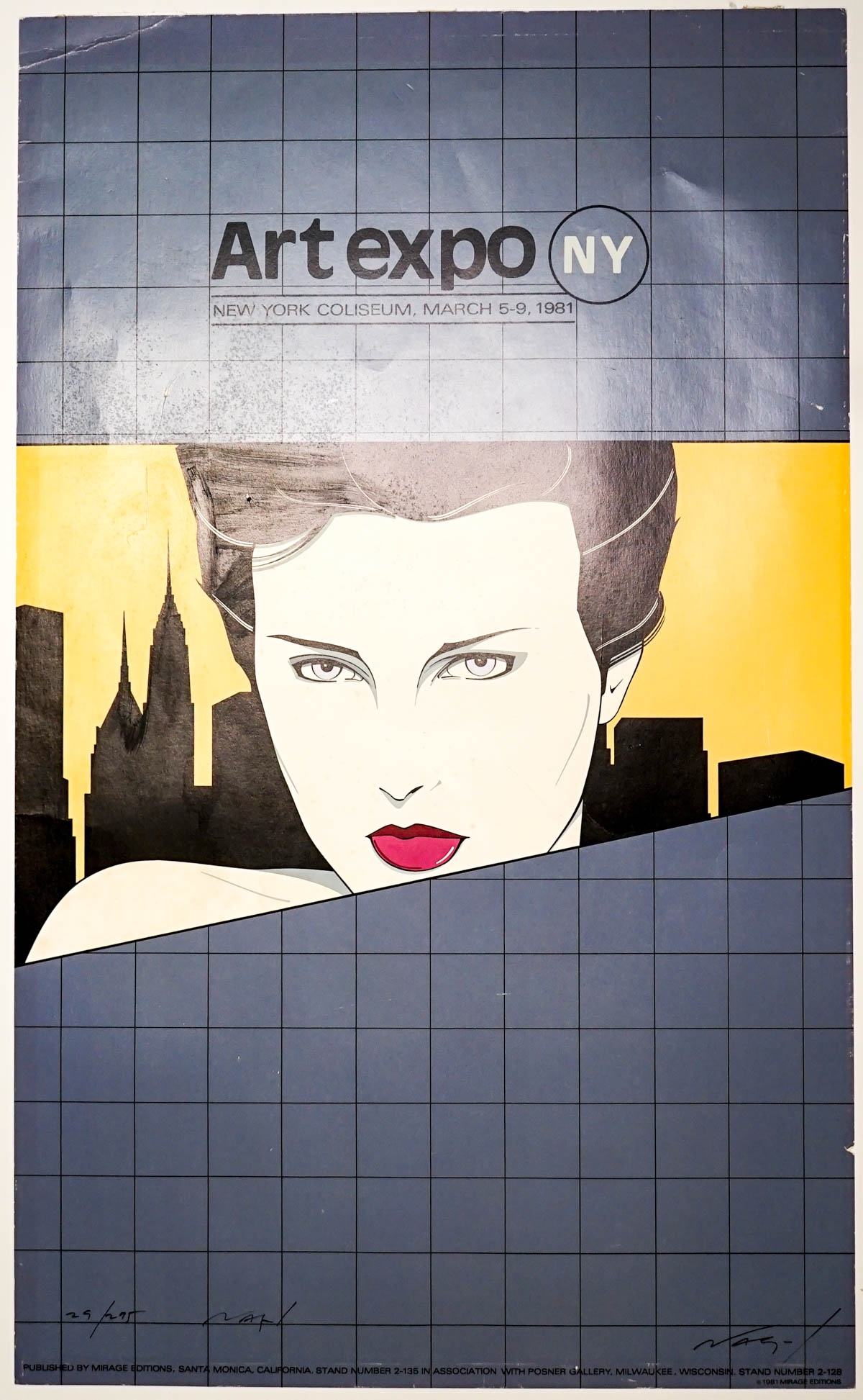 Patrick Nagel | Patrick Nagel Signed & Numbered Expo Poster | MutualArt