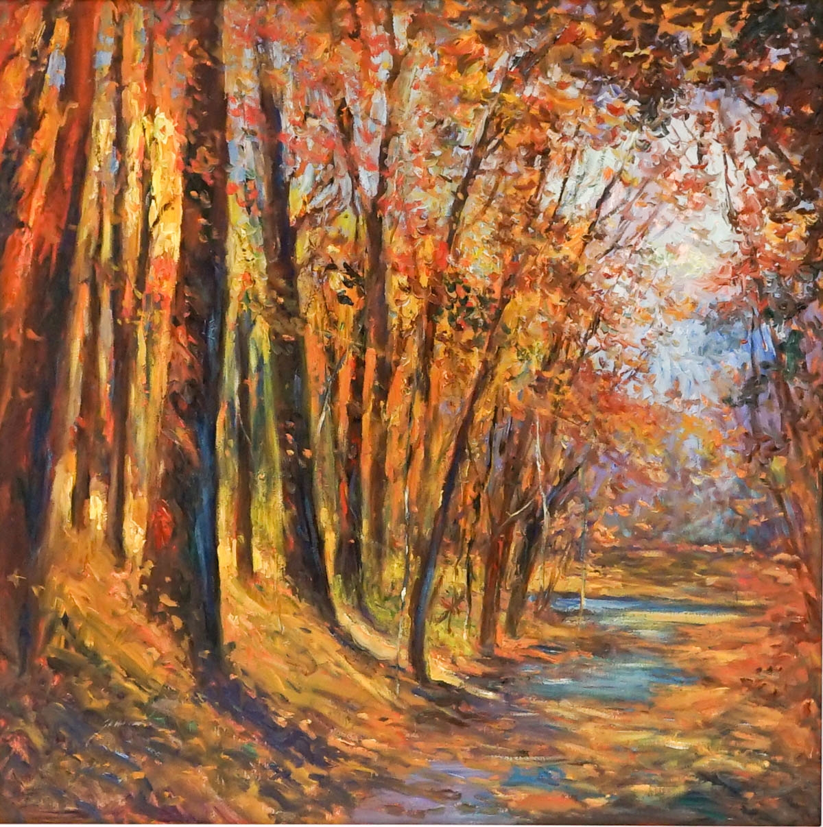 Michael Schofield | Large Michael Schofield Original Oil on Canvas ...