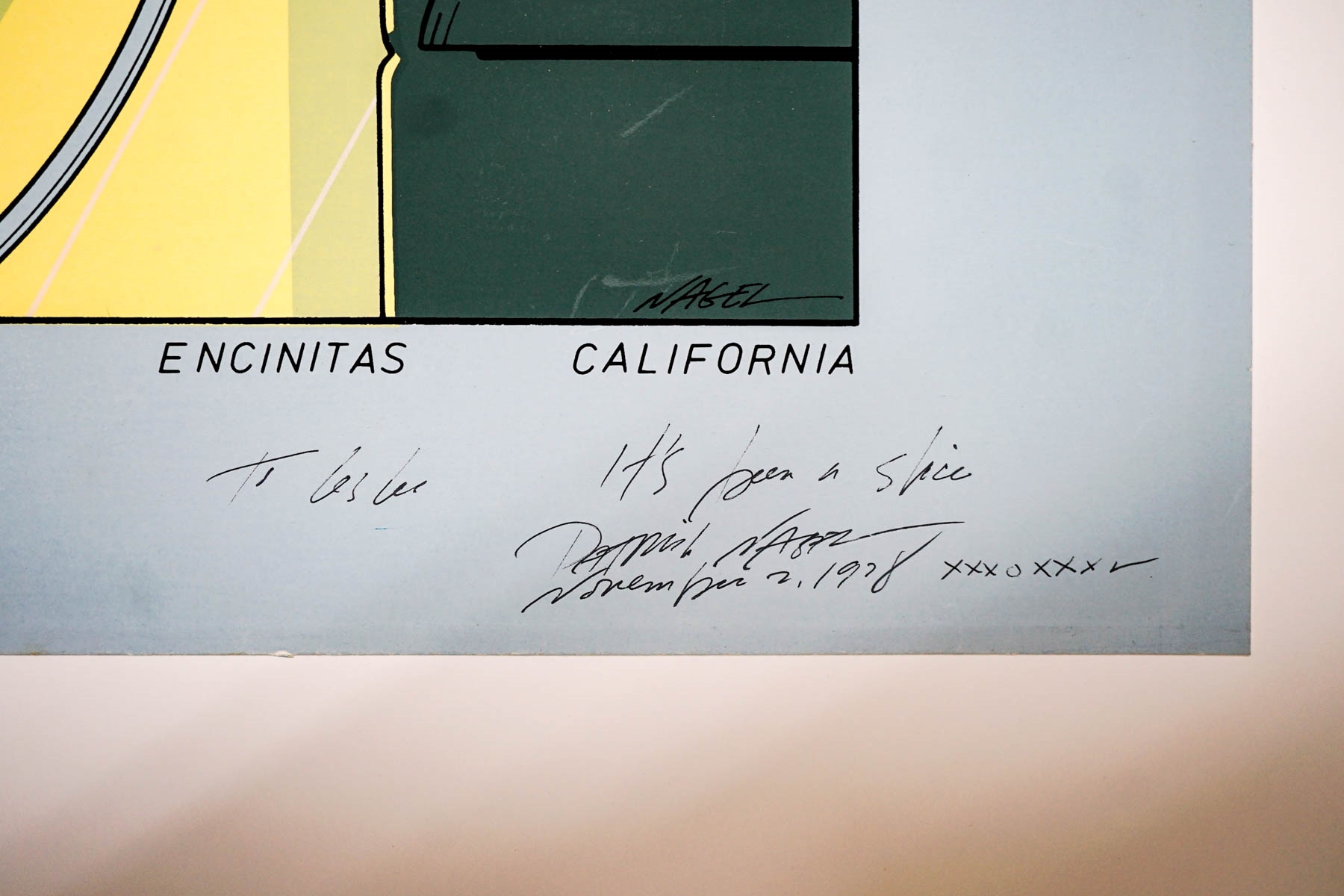 Patrick Nagel | Patrick Nagel Signed Inscribed Serigraph (1978) | MutualArt