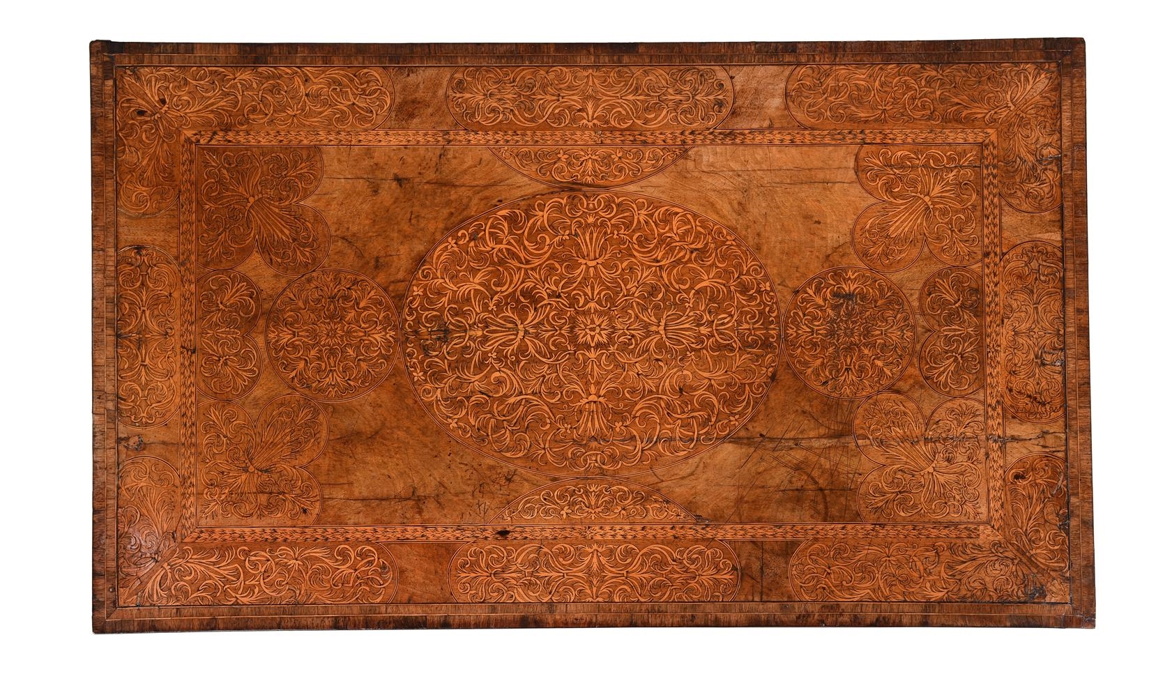 Gerrit Jensen | A WILLIAM & MARY WALNUT AND SEAWEED MARQUETRY CHEST OF ...