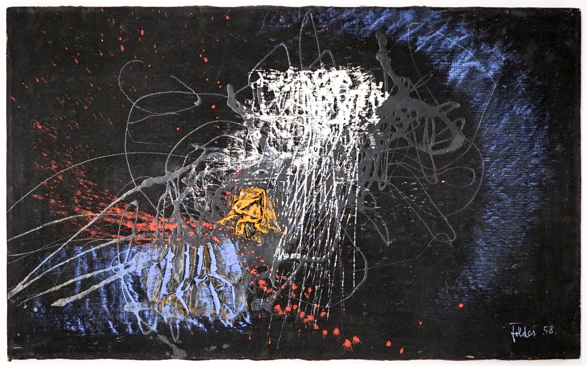 Peter Foldès | Peter Foldes (1924 - 1977) Oil Painting on Canvas | MutualArt