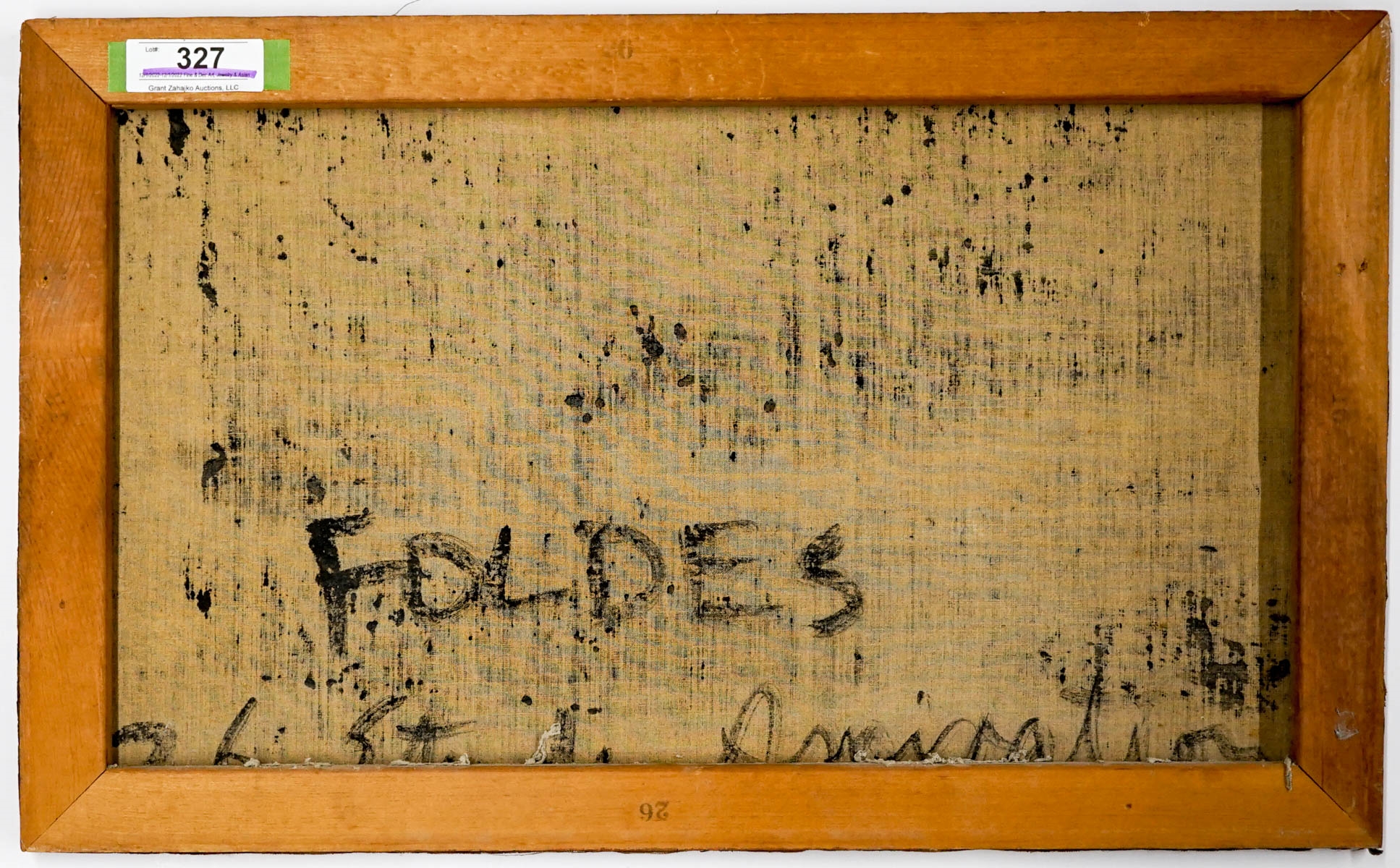 Peter Foldès | Peter Foldes (1924 - 1977) Oil Painting on Canvas | MutualArt