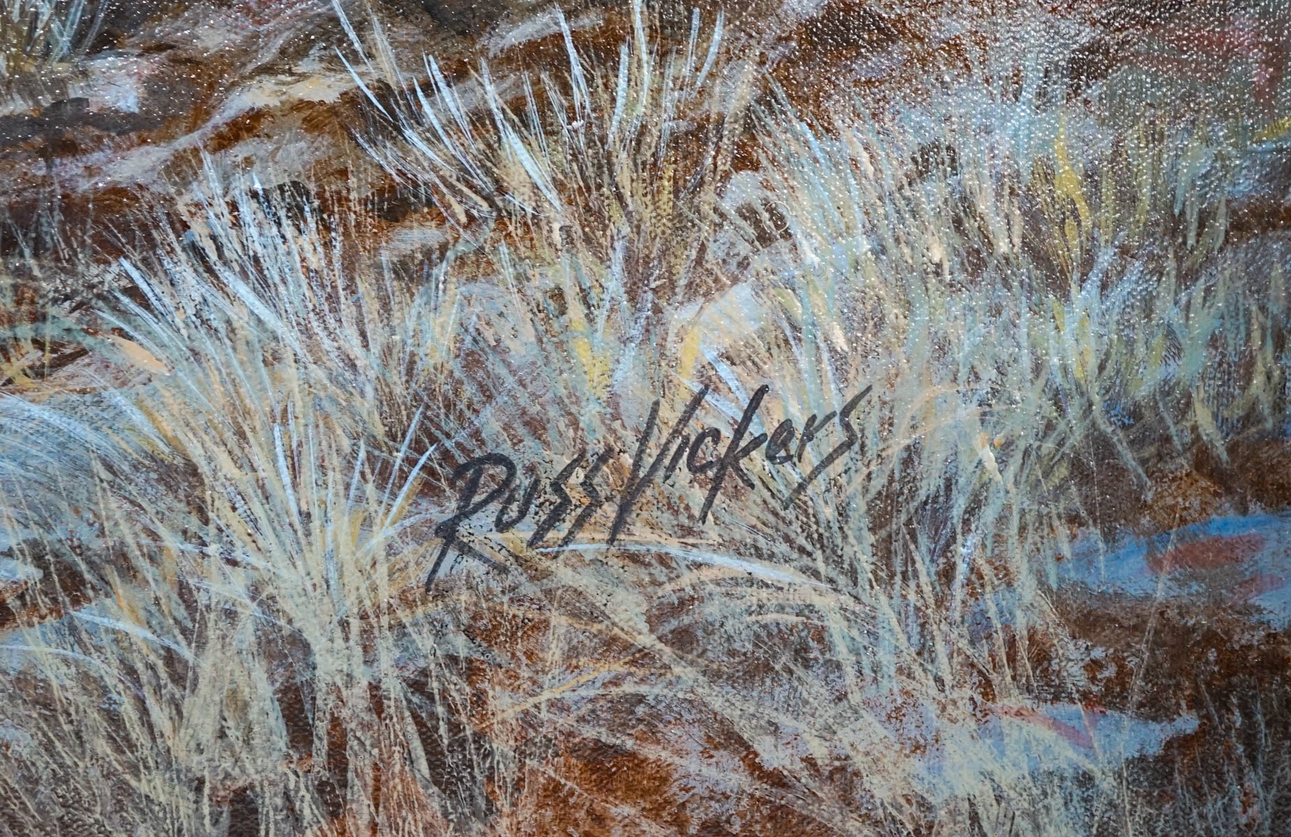 Russ Vickers | Russ Vickers Large Original Oil Painting (1972) | MutualArt