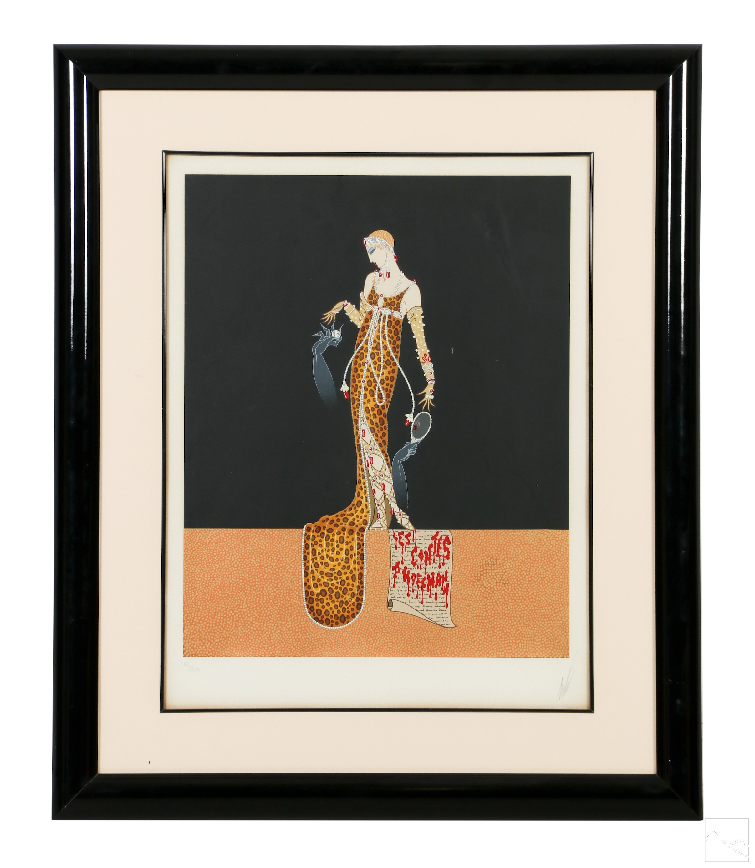 Erté | Erte 1892-1990 LE Art Deco GIULIETTA Litho SIGNED | MutualArt