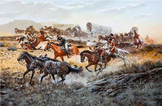 Russ Vickers | Russ Vickers Large Original Oil Painting (1972) | MutualArt