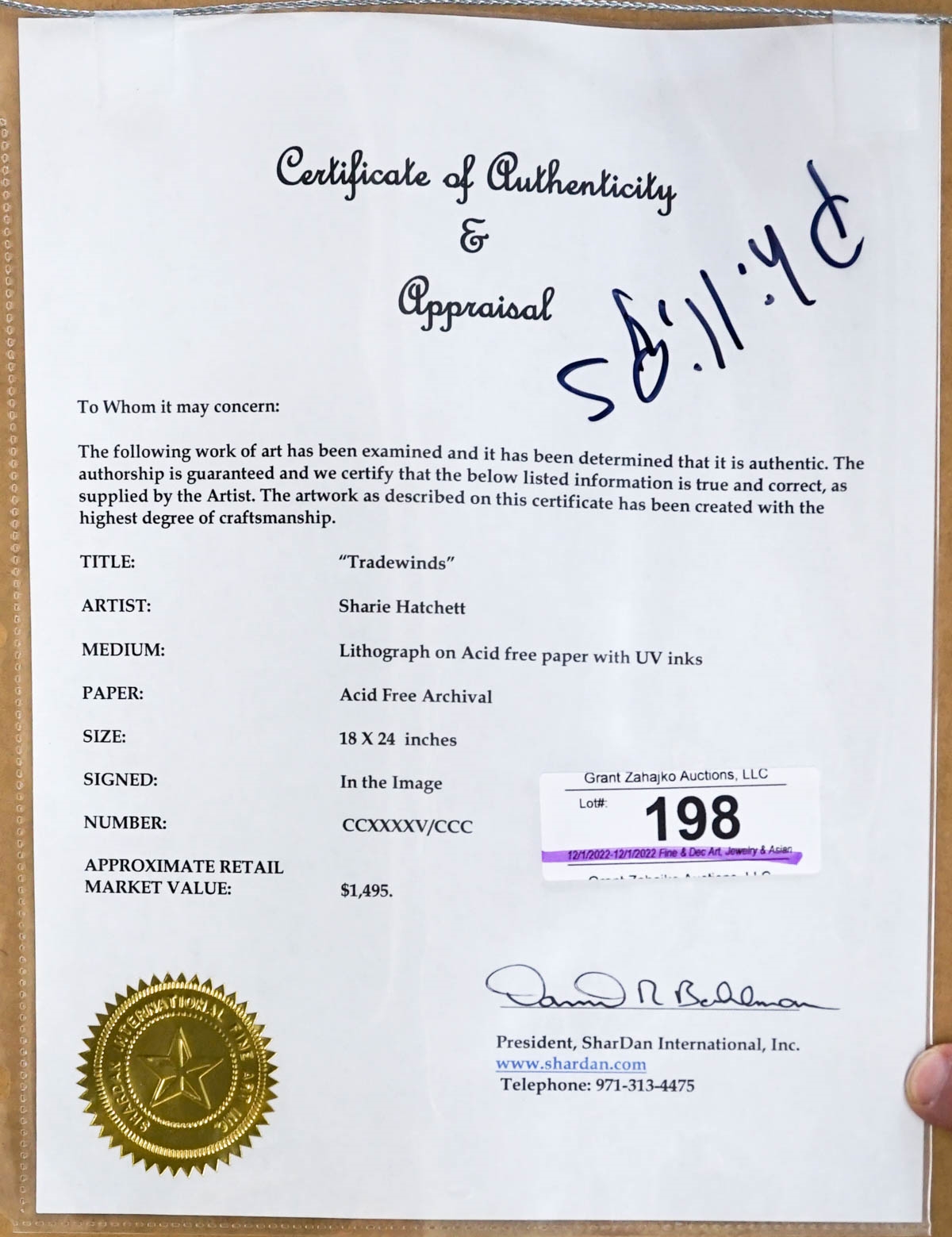 Shari Hatchett Bohlmann | Sharie Hatchett Bohlmann S/N Lithograph #245/ ...