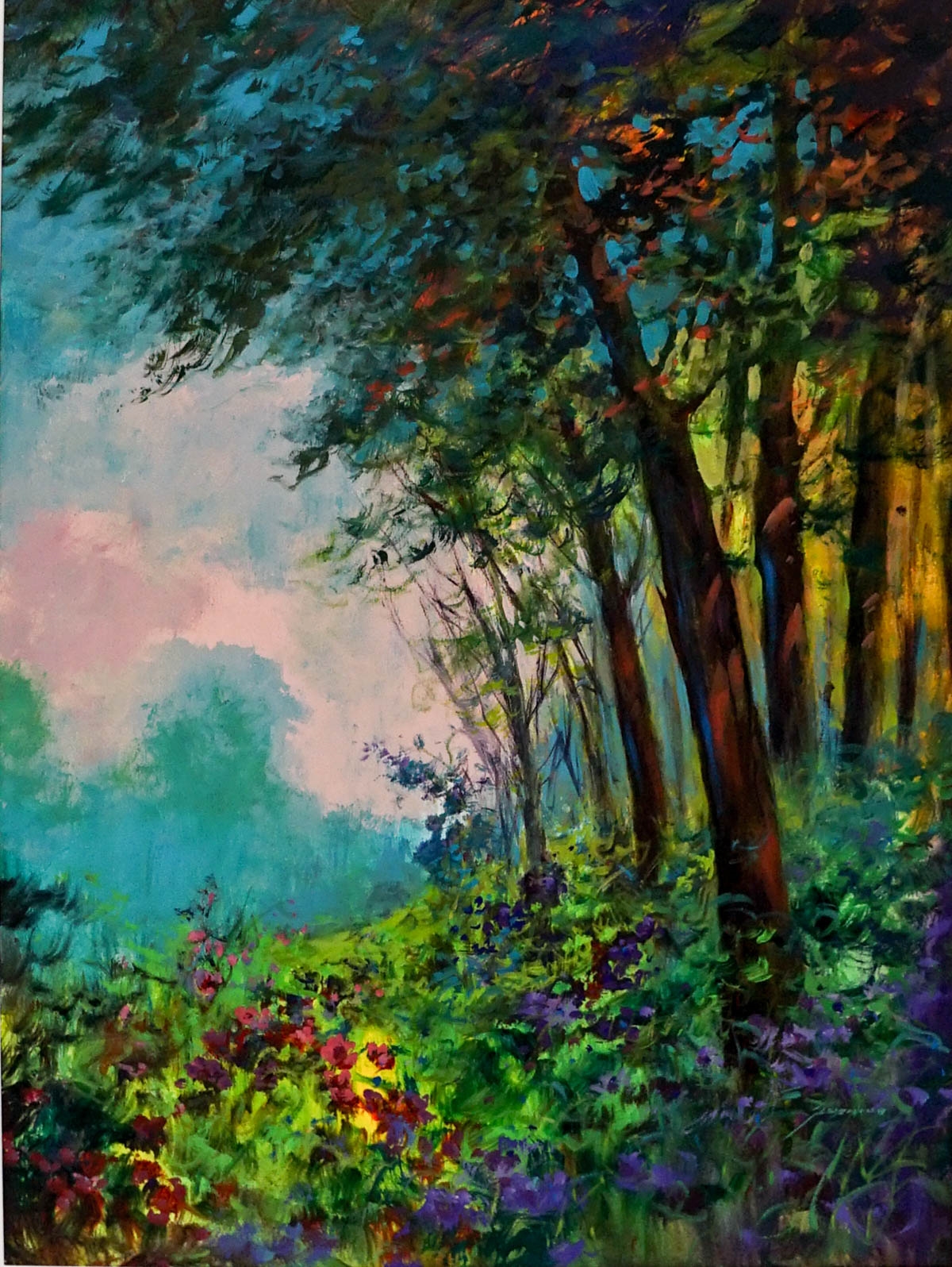 Michael Schofield | Large Michael Schofield Original Oil on Canvas ...