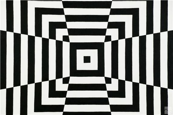 Tim Ray Fisher | Tim Ray Fisher b.1969 Kinetic Op Art Painting (1969 ...