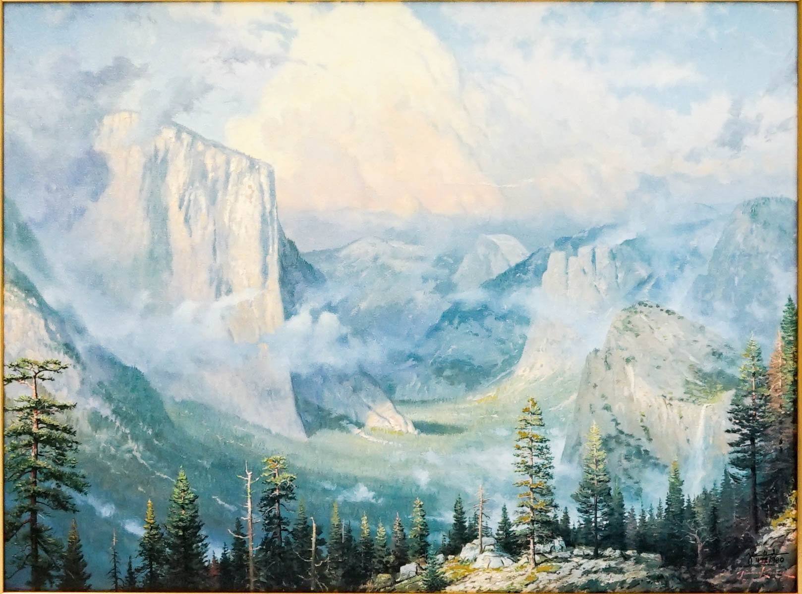 Yosemite Valley Thomas Kinkade Thomas Kinkade Paintings Magical