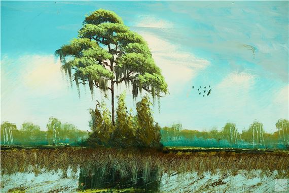 Alfred Hair | Alfred Hair 1941-1971 Florida Highwaymen Painting | MutualArt