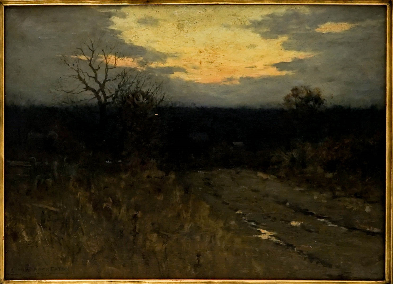 Charles Warren Eaton | Charles Warren Eaton Framed Oil Painting (1892 ...