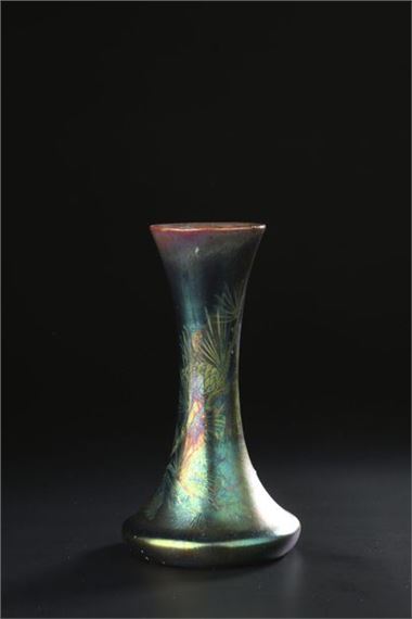 Clément Massier | Vase en céramique à col conique sur base conique ...