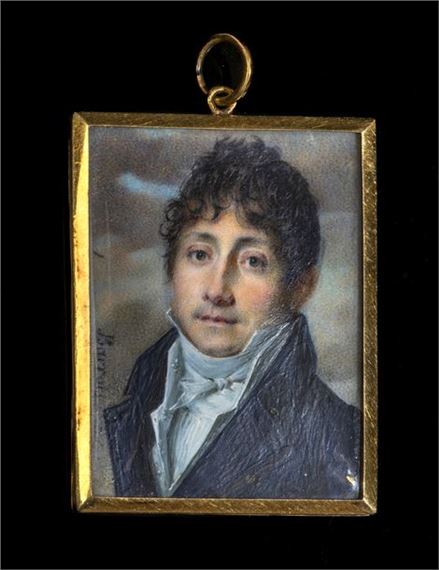 Jean-Pierre-Frédéric Barrois | Portrait of a man in a blue jacket and ...