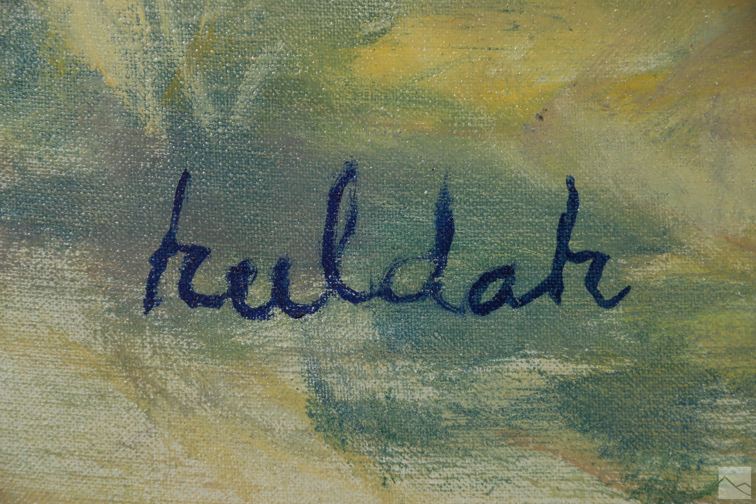 Huldah Cherry Jeffe | Huldah C Jeffe 1901-2001 Le Carousel Oil Painting (1971) | MutualArt