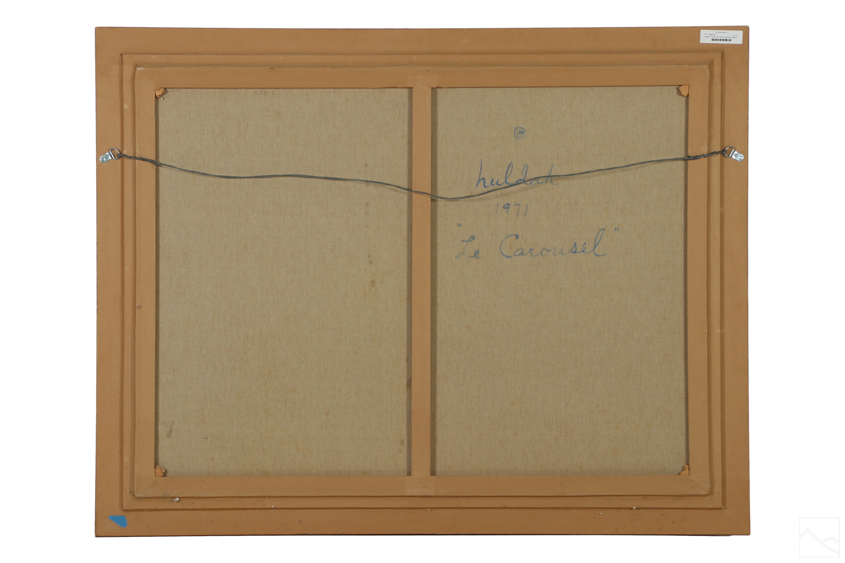 Huldah Cherry Jeffe | Huldah C Jeffe 1901-2001 Le Carousel Oil Painting ...