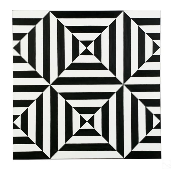 Tim Ray Fisher | Tim Ray Fisher b.1969 Kinetic Op Art Painting (1969 ...