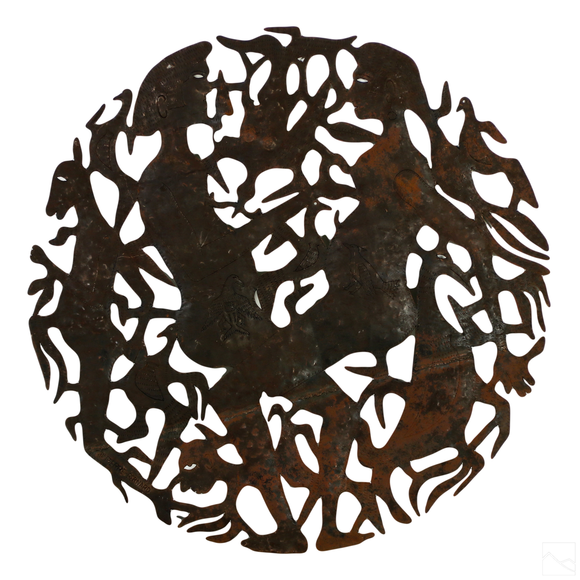 Pierre Bernard | Jean Pierre Bernard 20C Haitian Folk Art Sculpture ...